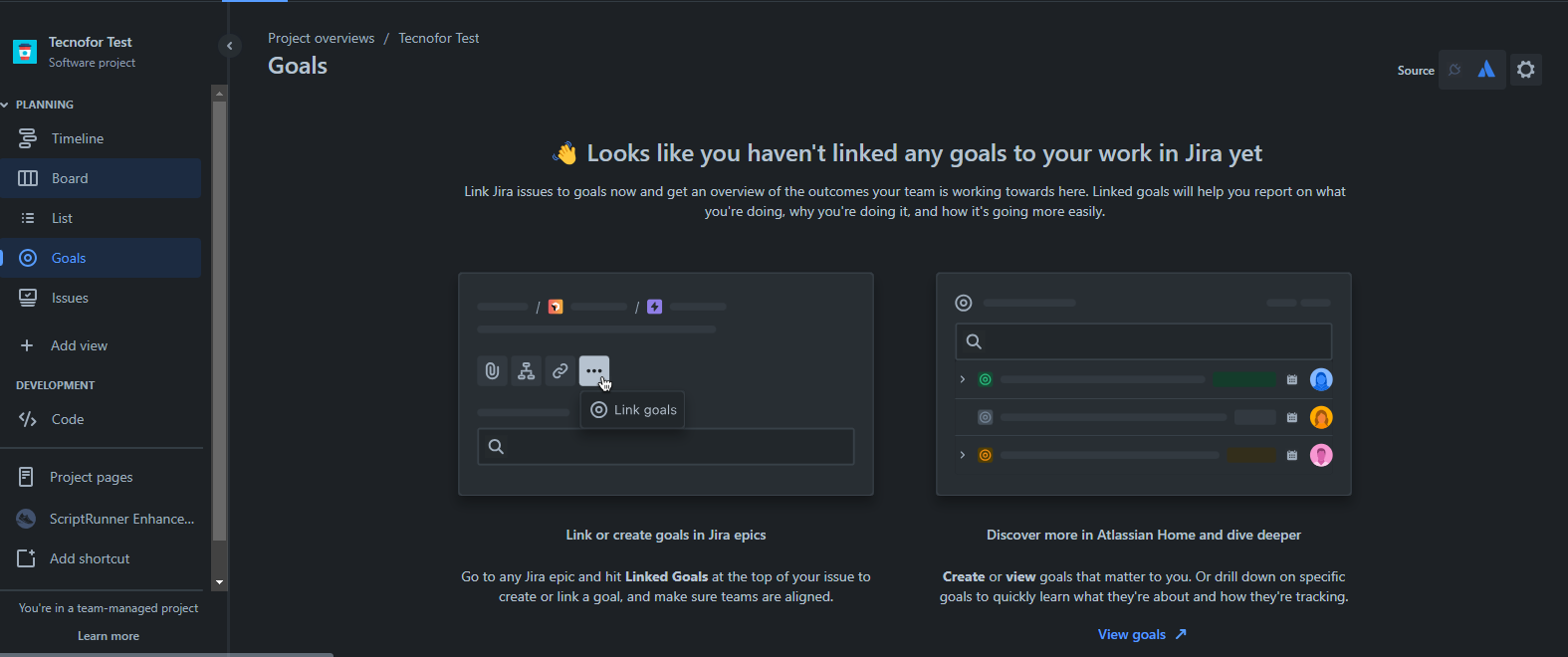 Atlassian Goals: let's make the objectives clear - TecnoFor