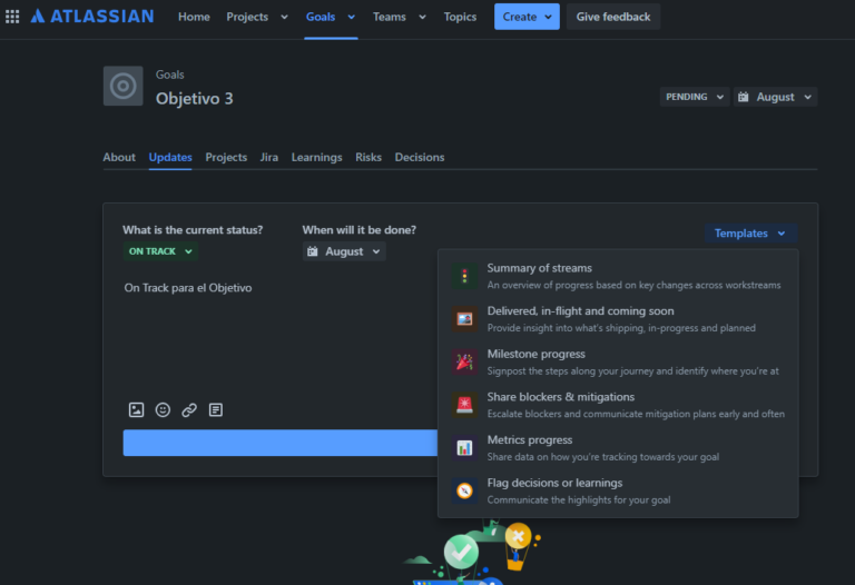 Atlassian Goals: let's make the objectives clear - TecnoFor